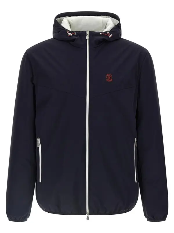 Brunello Cucinelli Windproof Jacket - Blue