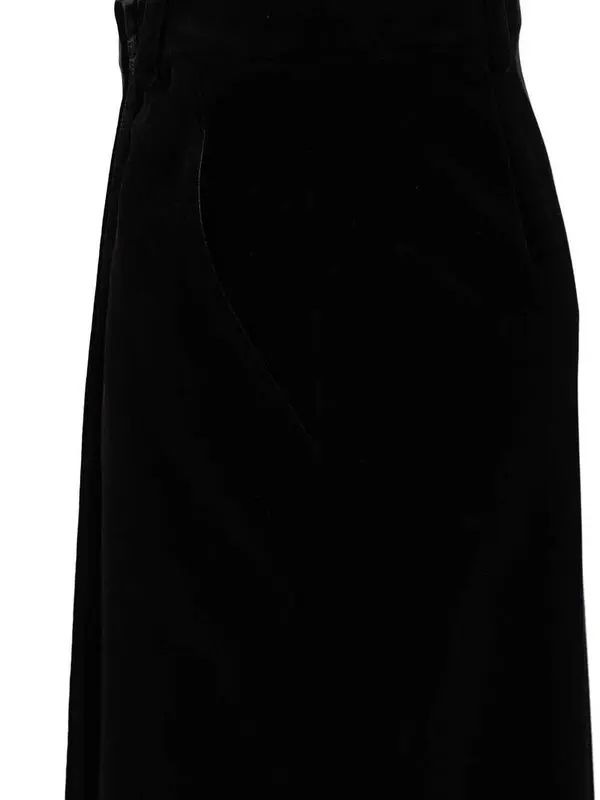 Saint Laurent Wrap Midi Skirt