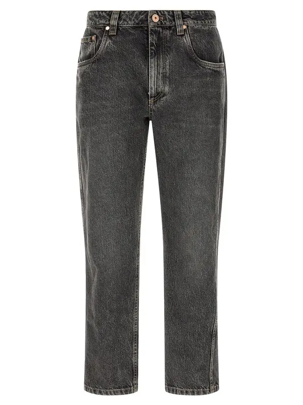 Brunello Cucinelli Monile' Jeans - Gray