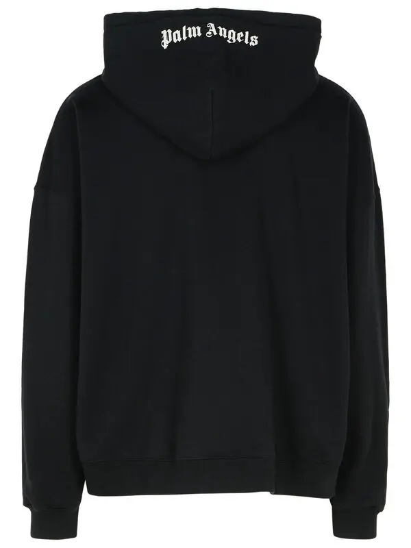 Palm Angels Cotton Sweatshirt - Black
