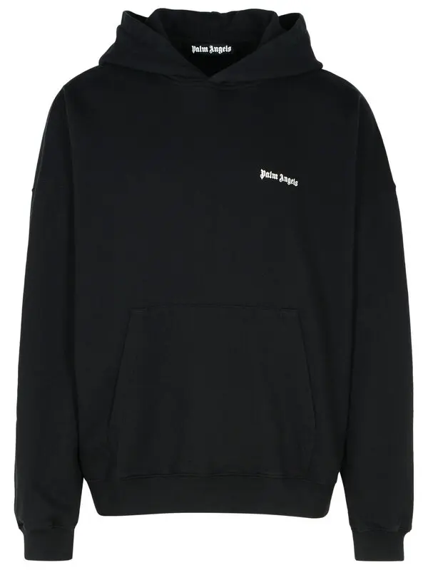 Palm Angels Cotton Sweatshirt - Black