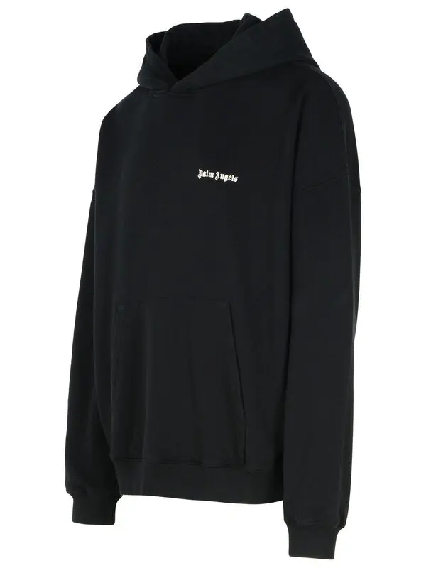 Palm Angels Cotton Sweatshirt - Black