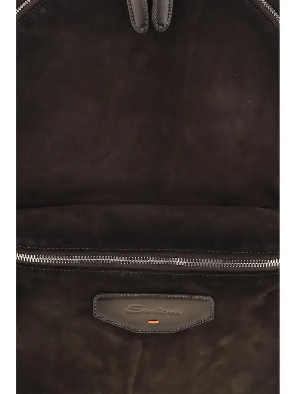 Santoni Suede Backpack