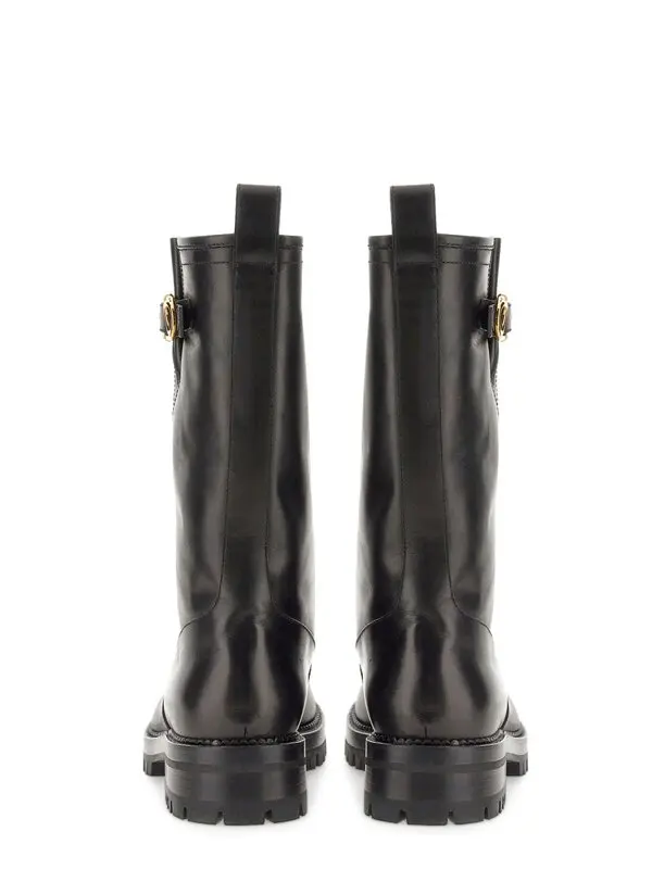Versace Leather Boots