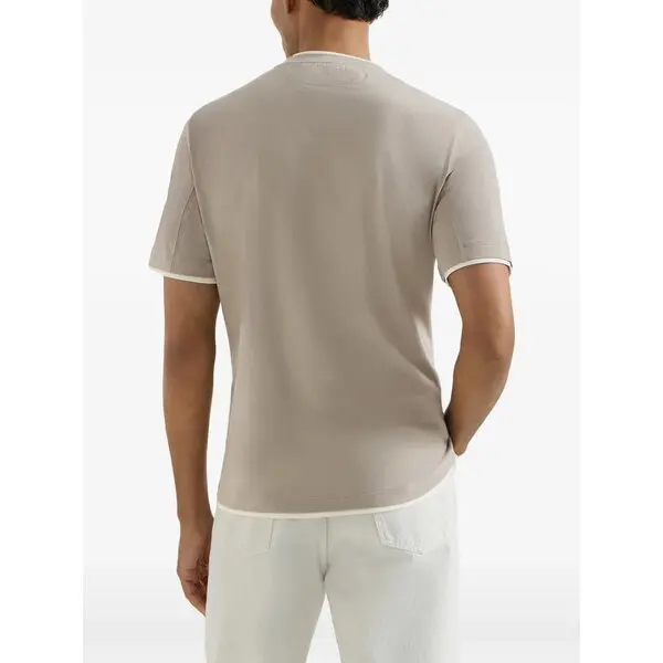 Brunello Cucinelli Grey T-shirts & Vests T-shirts