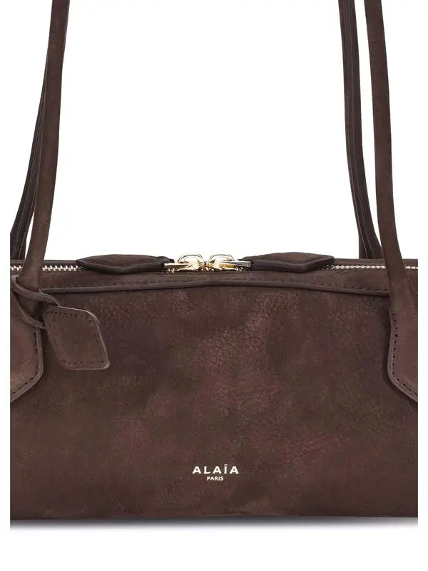 Alaïa Le Teckel Suede Shoulder Bag - Brown