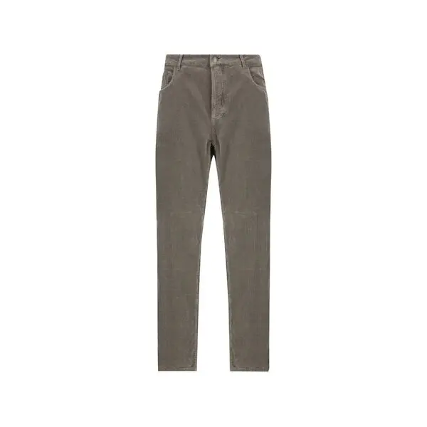 Brunello Cucinelli Grey Trousers Regular & Straight-leg Trousers