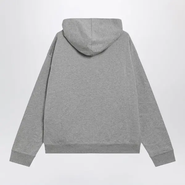 Miu Miu Cotton Zip-up Sweatshirt - Gray