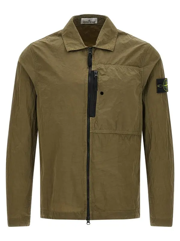 Stone Island 120004' Overshirt - Green