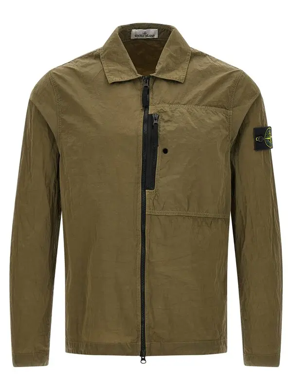 Stone Island 120004' Overshirt - Green