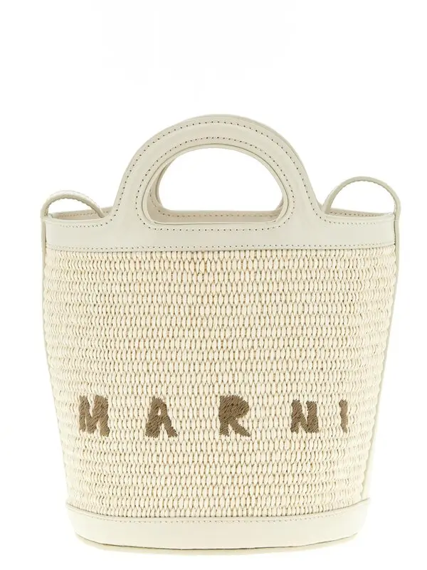 Marni Tropicalia Bucket Bag - White