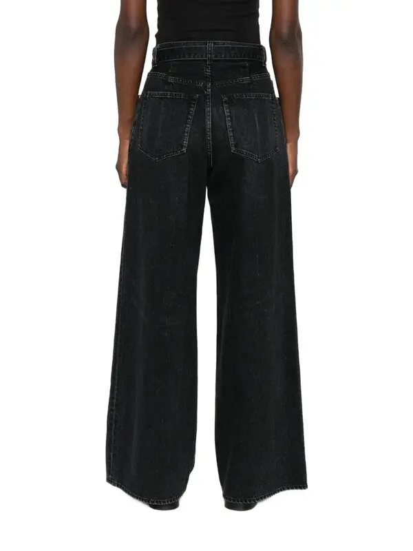 Sacai Wide-leg Denim Jeans