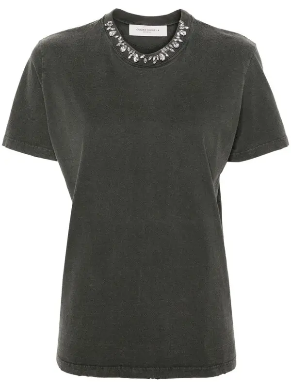 GOLDEN GOOSE Embellished T-shirt - Multicolor