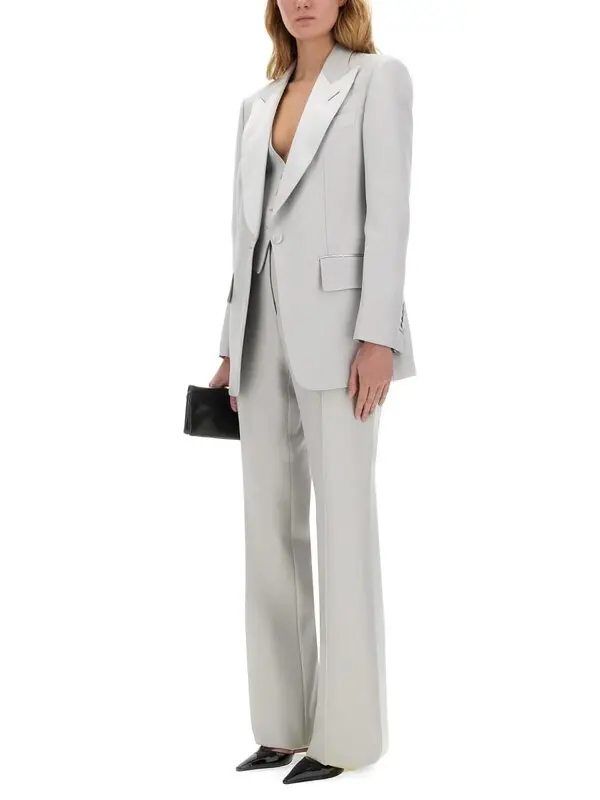 TOM FORD Single-breasted Tuxedo Jacket Bianca