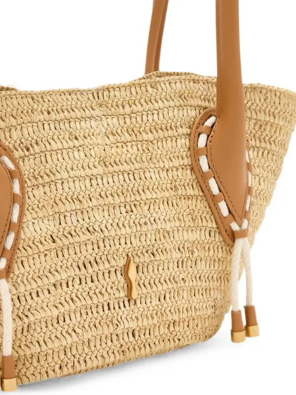 CHRISTIAN LOUBOUTIN Venus Mini Rafia Tote - Multicolor