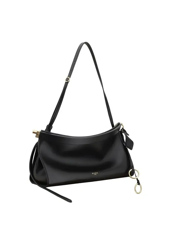 Alaïa Le Click West Medium Shoulder Bag - Black
