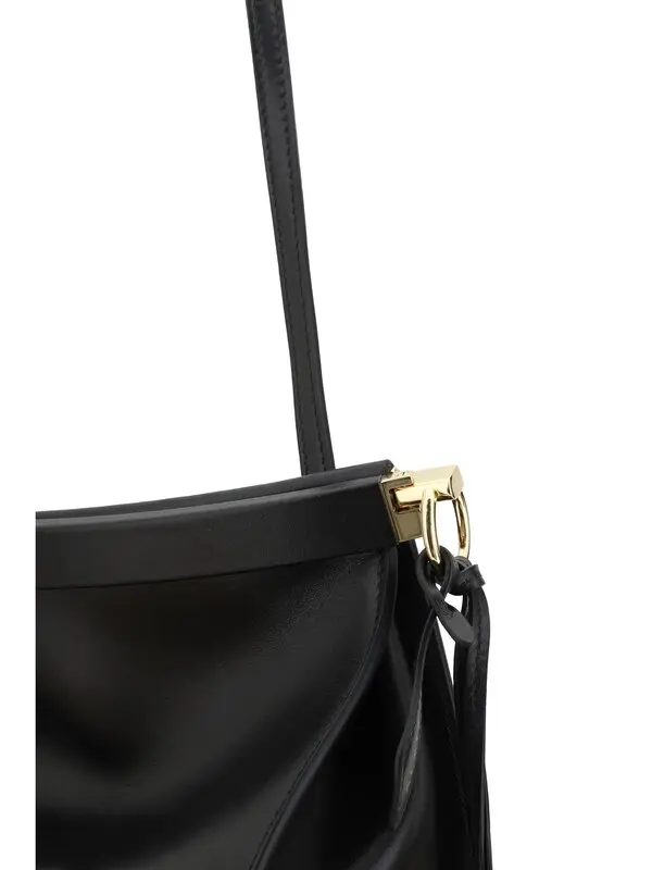 Alaïa Le Click West Medium Shoulder Bag - Black