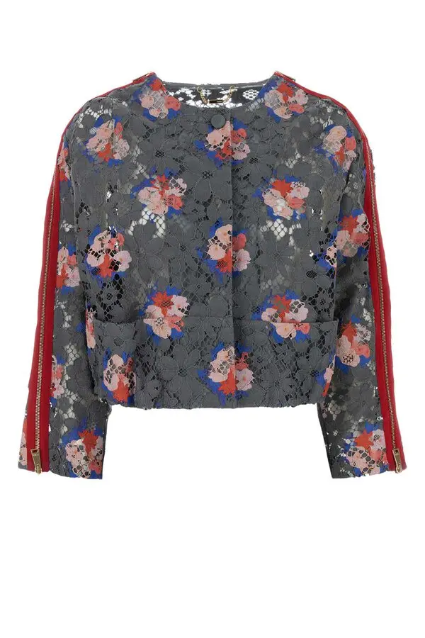 Fendi Printed Lace Blazer