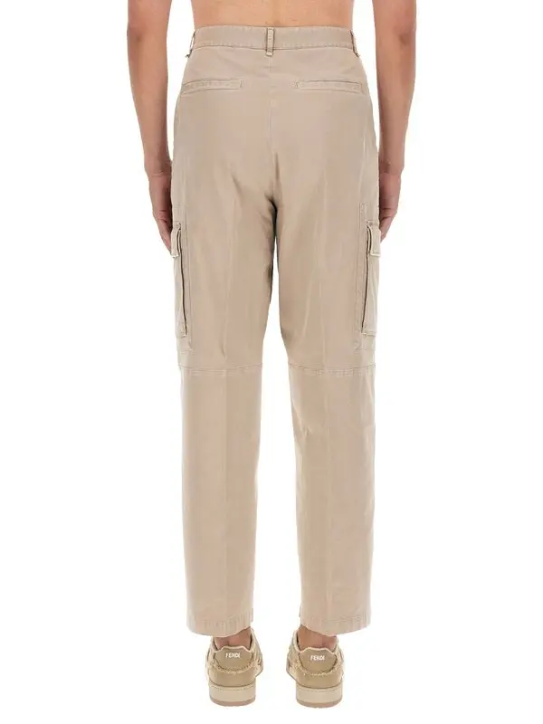 Fendi Gabardine Pants - Cream
