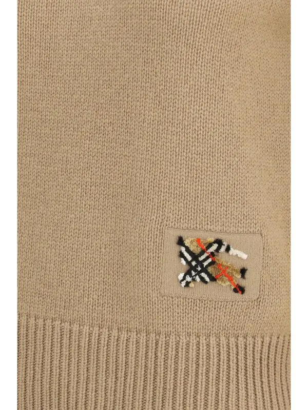 Burberry Wool And Cashmere Sweater - Cream