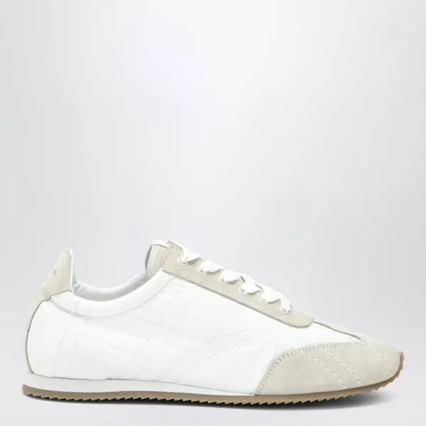 TOTEME Canvas And Suede Sport Sneakers - White