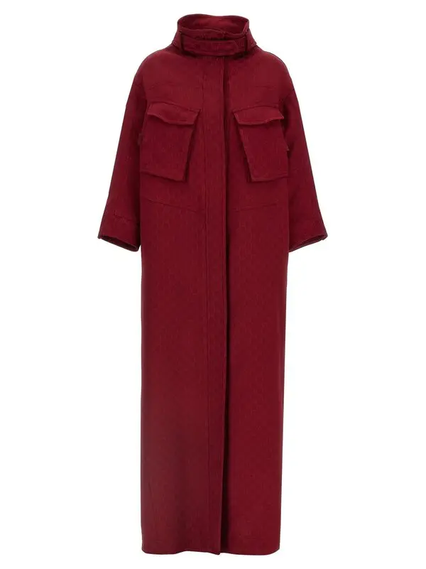 Gucci Gg Coat - Red