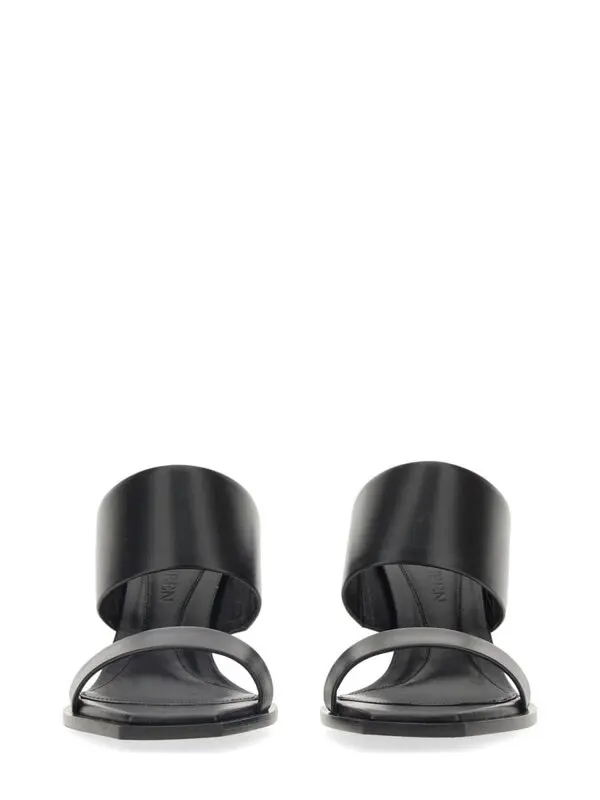 Alexander McQueen Leather Sandal - Black