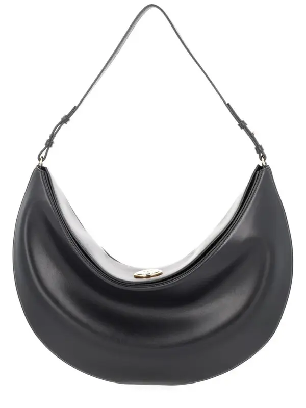 Jacquemus Hobo Bag Ovalo Large - Black