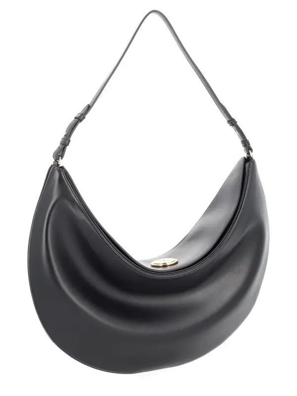 Jacquemus Textured Leather Hobo Bag - Black