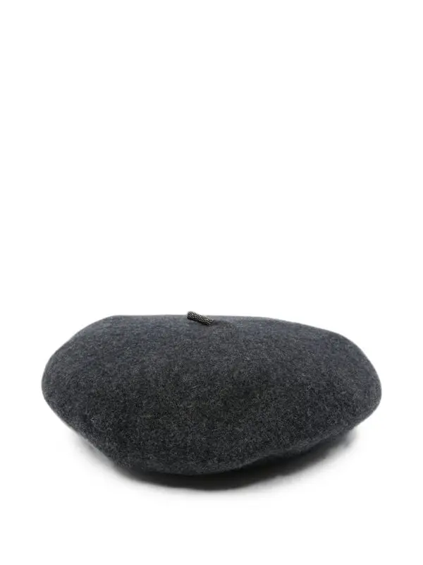 Brunello Cucinelli Wool Basque Hat
