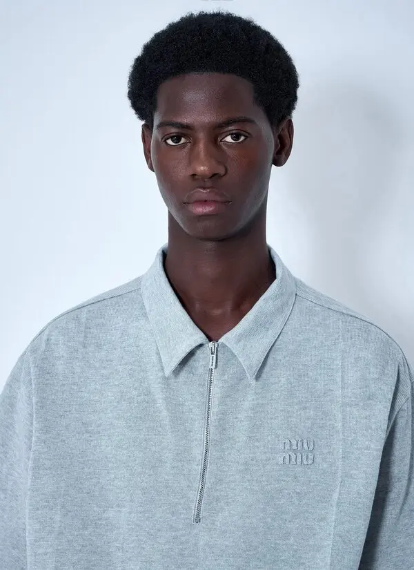 Miu Miu Half-zip Polo Shirt