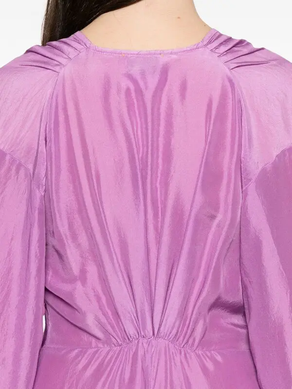 FORTE_FORTE Silk Long Dress - Multicolor