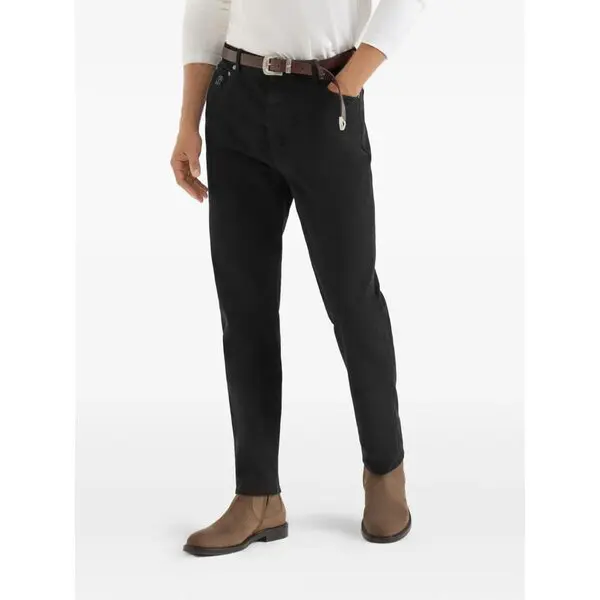 Brunello Cucinelli Denim Regular & Straight-leg Jeans - Black