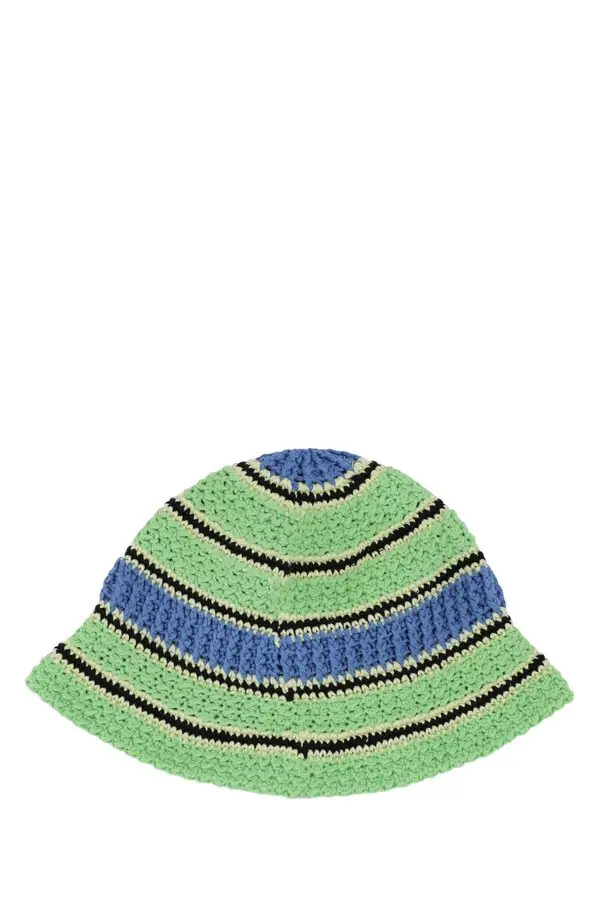 Stella McCartney Embroidered Crochet Hat