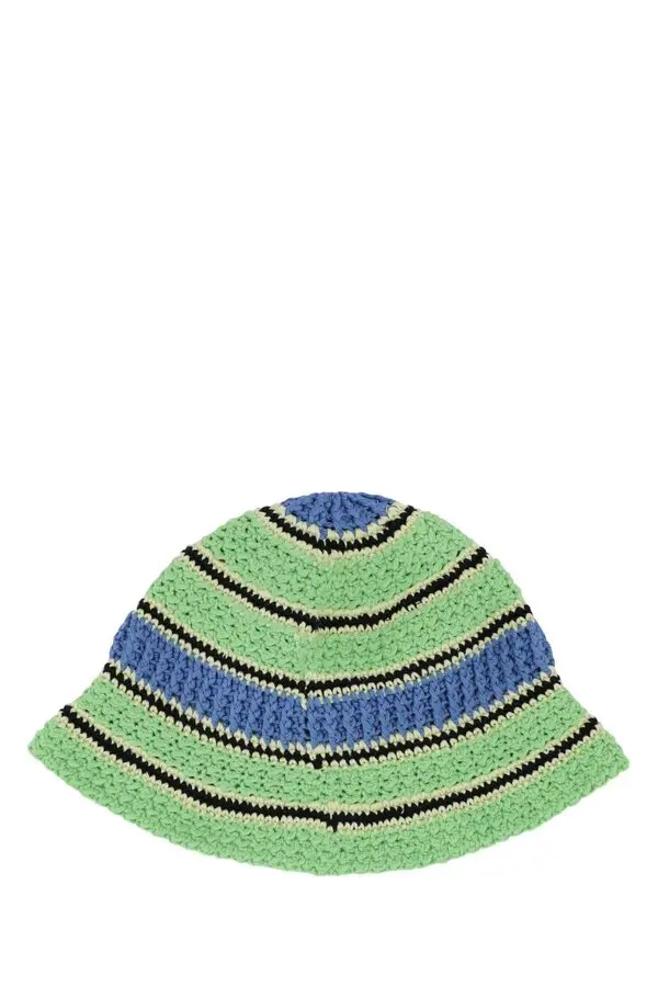 Stella McCartney Embroidered Crochet Hat - Multicolor