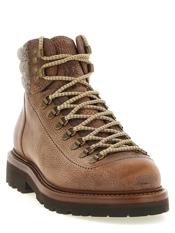 Brunello Cucinelli Mountain Boot' Lace-up Ankle Boots