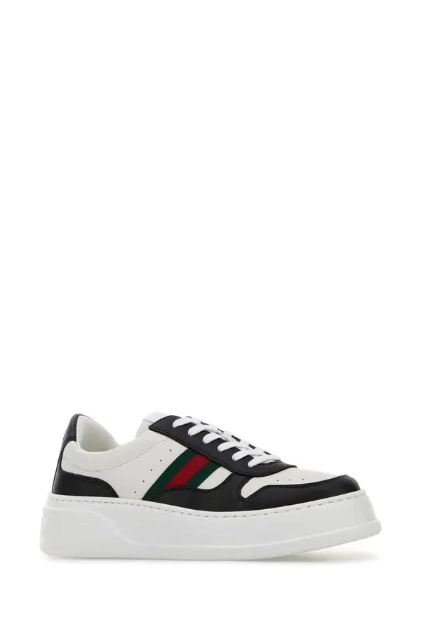 Gucci Two-tone Leather Sneakers