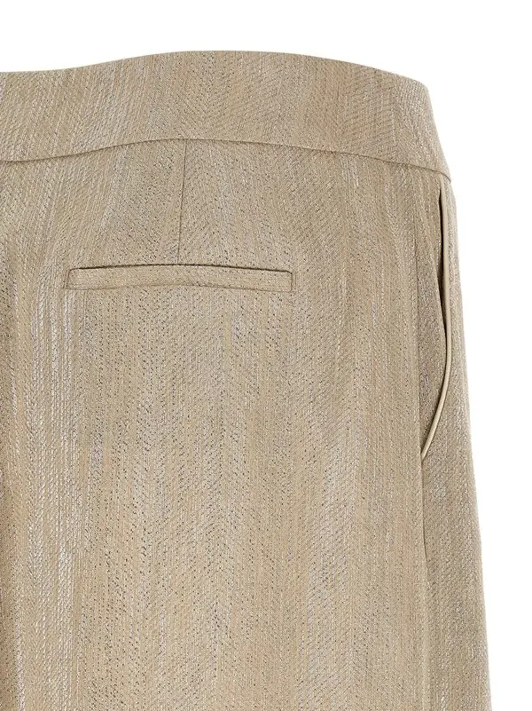 Peserico Lamé Thread Skirt