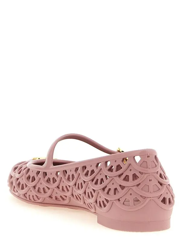 Valentino Garavani Ondette Ballet Flats - Pink