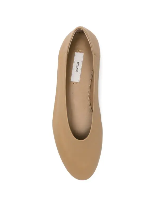 TOTEME Slip Leather Ballets