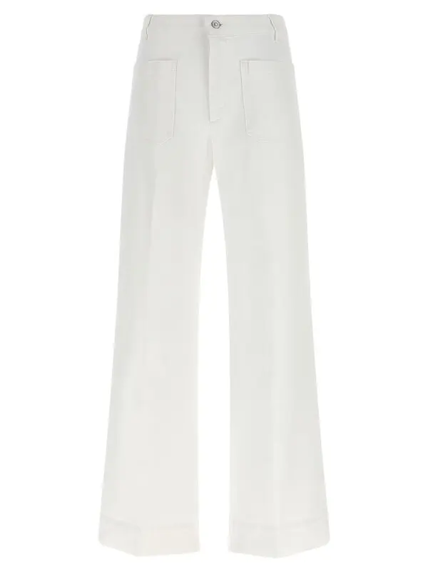 Victoria Beckham Alina' Jeans - White