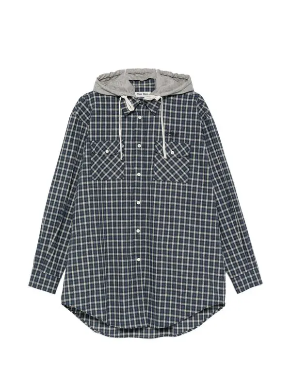 Miu Miu Checked Flannel Shirt - Multicolor