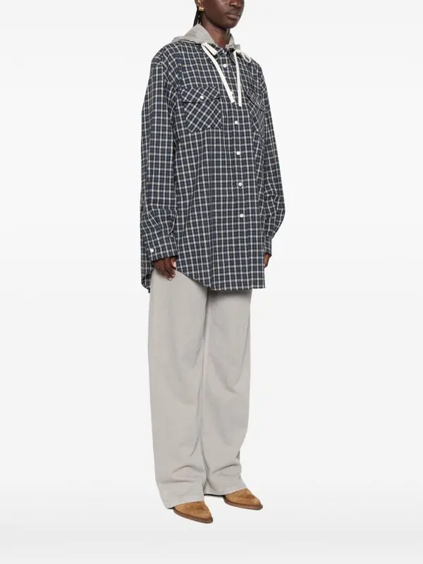 Miu Miu Checked Flannel Shirt