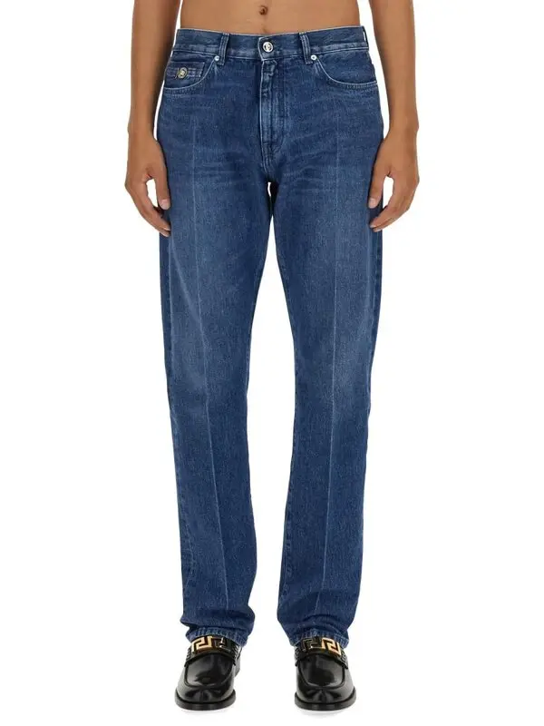 Versace Regular Fit Jeans - Blue