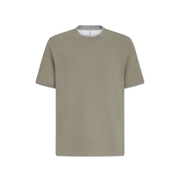 Brunello Cucinelli Grey T-shirts & Vests T-shirts