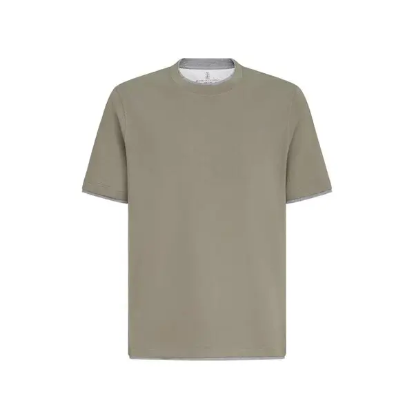 Brunello Cucinelli Grey T-shirts & Vests T-shirts - Gray