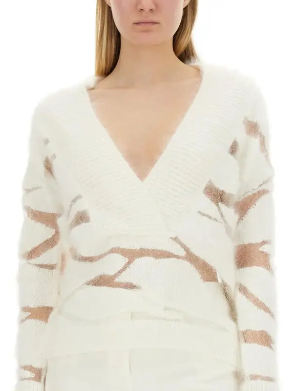 TOM FORD V-neck Sweater - Cream