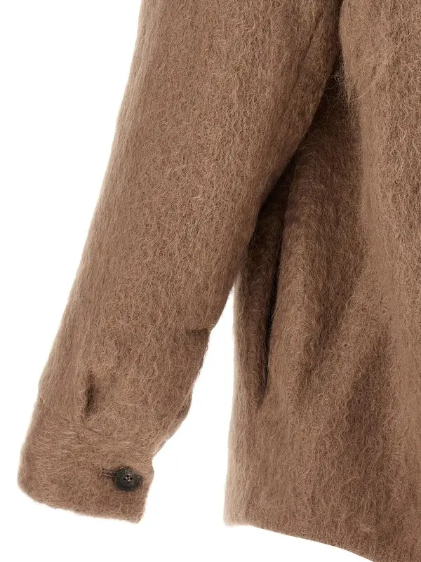 Peserico Bouclé Overshirt - Cream