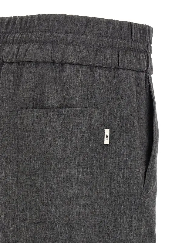 AMI Paris Mélange Wool Pants