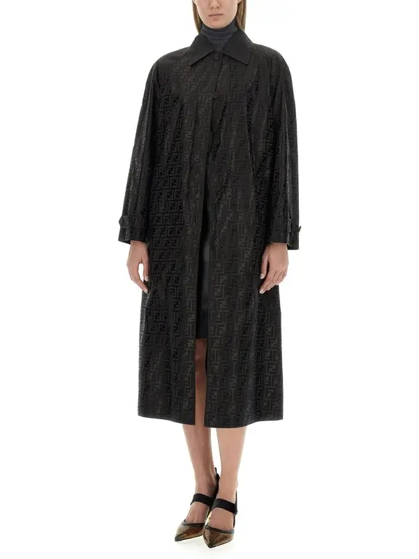 Fendi Leather Skirt
